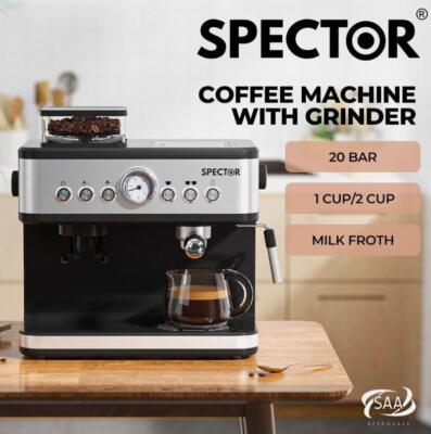RETURNs Spector Coffee Machine Espresso Capsule 2 In 1 Maker Bean ...