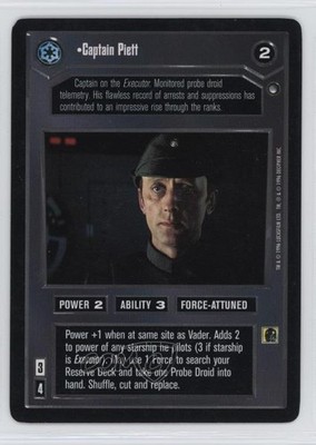 1996 Star Wars CCG: Hoth Admiral Piett Captain Piett | eBay UK