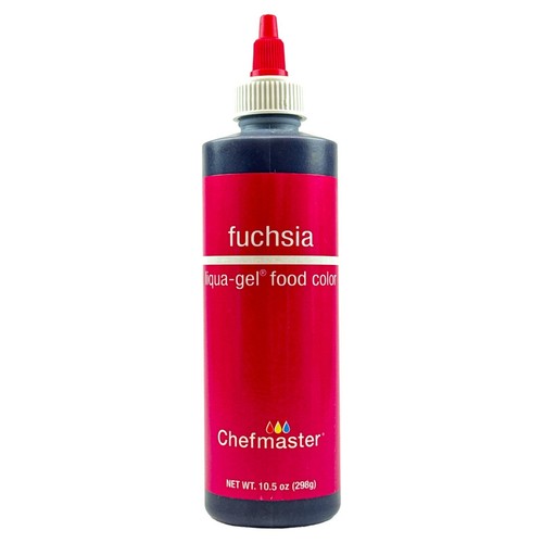 Chefmaster 10.5 Ounce Fuchsia Red Cake Decorating Liqua-Gel Food Color ...