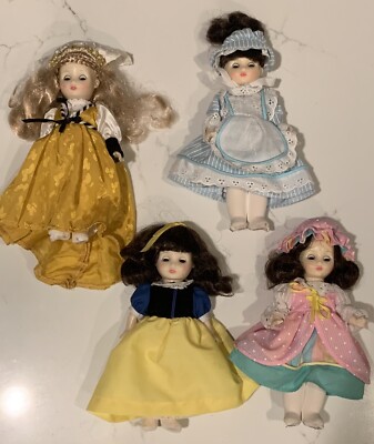 Lot Of 4 Vintage 1982 Ideal Gabriel Doll Sleep Eyes Jointed Body 7.5 ...