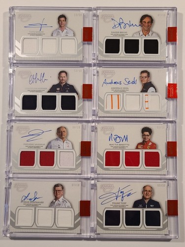 2021 TOPPS DYNASTY FORMULA 1 F1 AUTO FULL SET PRINCIPAL PATCH CARD ...