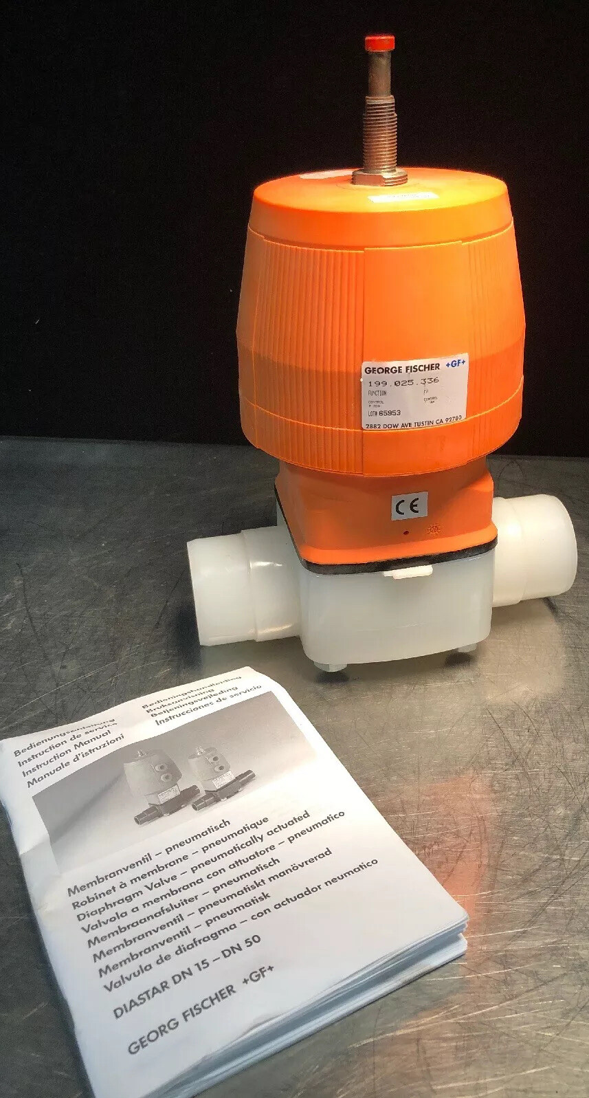 +GF+ Georg Fischer Function Control Valve 199.025.336 1.85”CPVC/PTFE | eBay