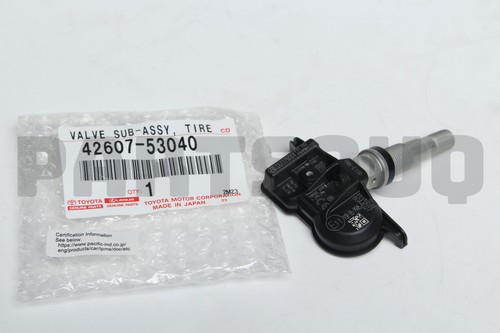 4260753040 Genuine Toyota VALVE SUB-ASSY, TIRE 42607-53040 | eBay