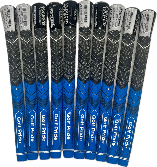 Golf Pride Decade MultiCompound MCC Plus4 Standard Grip (Blue) SET OF ...