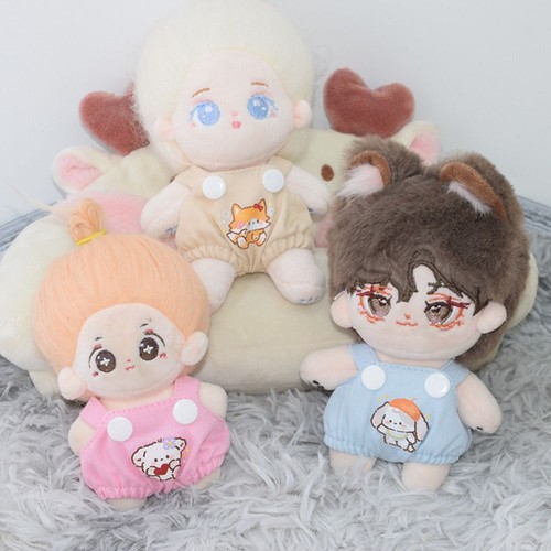 DIY 10CM Cotton Doll Overalls Kawaii Doll Clothes for 14cm Wallace ...