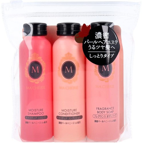 Travel set Masheri mini size trial set body soap & shampoo ...