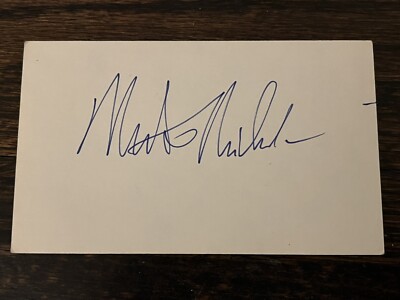 Mike Nichols Signed Autograph Index Card Director Actor The Graduate | eBay