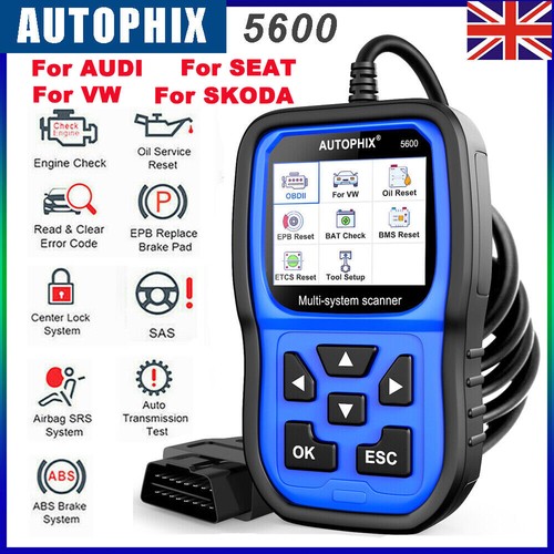 AUTOPHIX Car OBD2 Scanner All Systems Diagnostic Tool Fault Code Reader ...