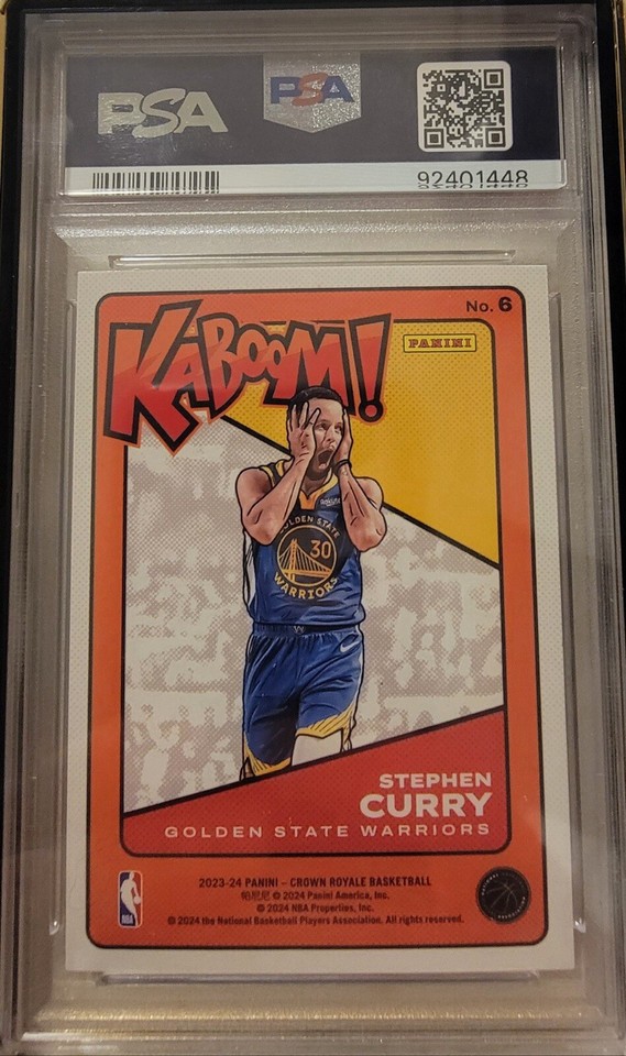 2023 Crown Royale Stephen Curry Kaboom! Gold PSA 8 | eBay