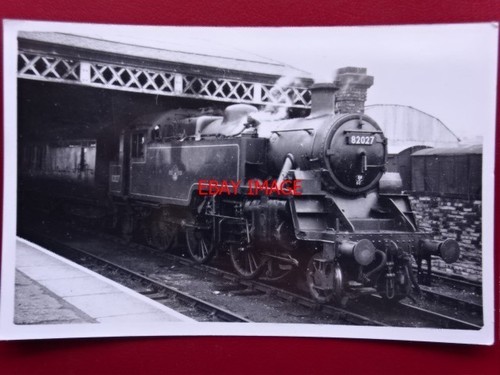 PHOTO BR STANDARD CLASS 3 TANK LOCO NO 82027 | eBay