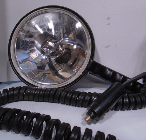 Vintage IPF 6 Inch Halogen Handheld DC Spotlight | eBay