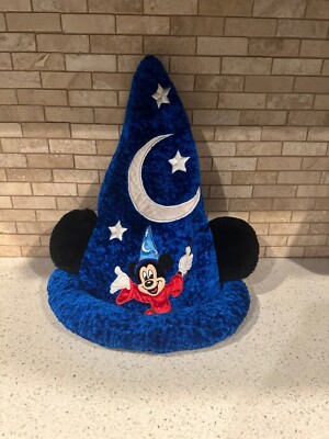 Walt Disney World Fantasia Mickey Mouse Magic Sorcerers Apprentice Hat ...