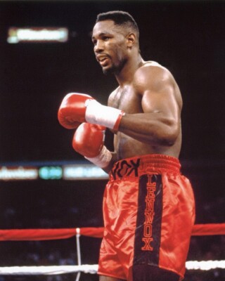 Heavyweight Champ Boxer LENNOX LEWIS Glossy 8x10 Photo Print Young ...
