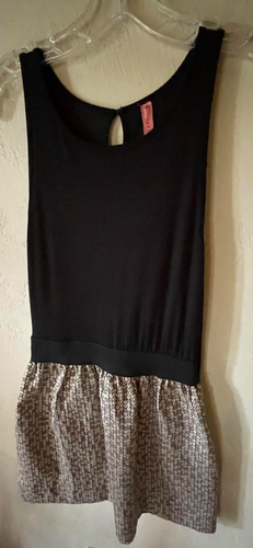 Dress, Black top, gold skirt, eight-sixty brand, size Medium | eBay