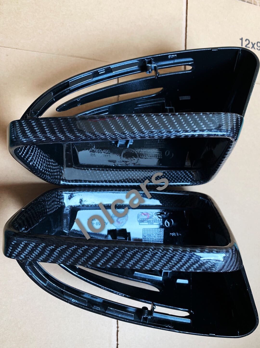Mercedes A B C E Carbon Wing Door Mirror Cover W176 W212 W204 OEM-Fit ...