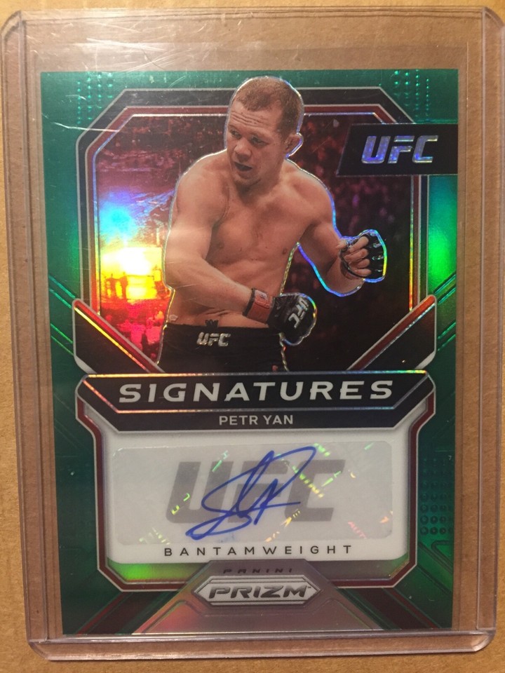 2021 Petr Yan Panini Prizm UFC Signatures Auto Green Prizm | eBay