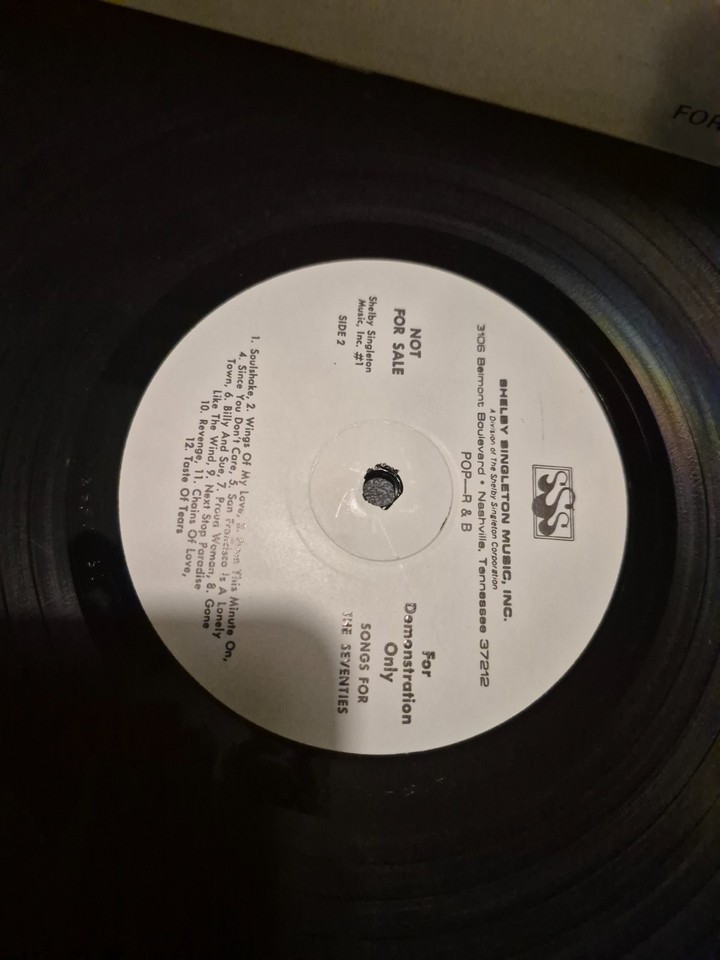 SHELBY SINGLETON PRESENTS SOUNDS OF THE 70'3LP RECORD SET promo nm dede ...