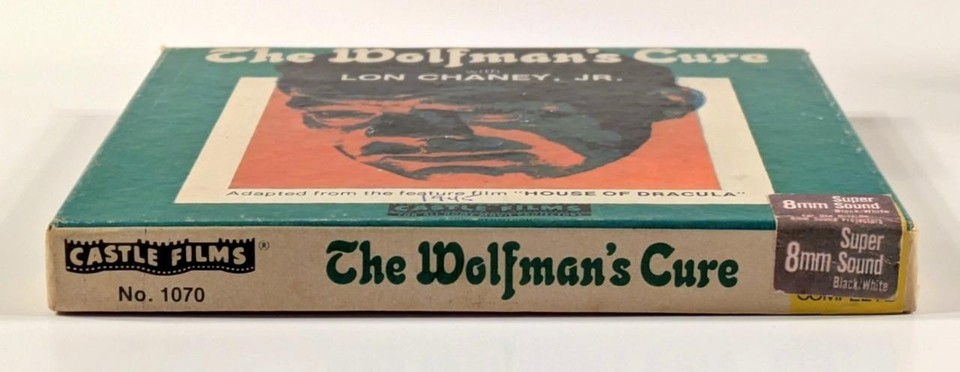 The Wolfman's Cure 1945 Castle Films #1070 Super 8mm Sound Film; Lon ...