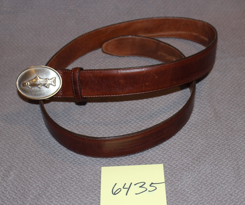 Orvis 5Y32 Leather Trout Buckle Belt Size 42 #6435 | eBay