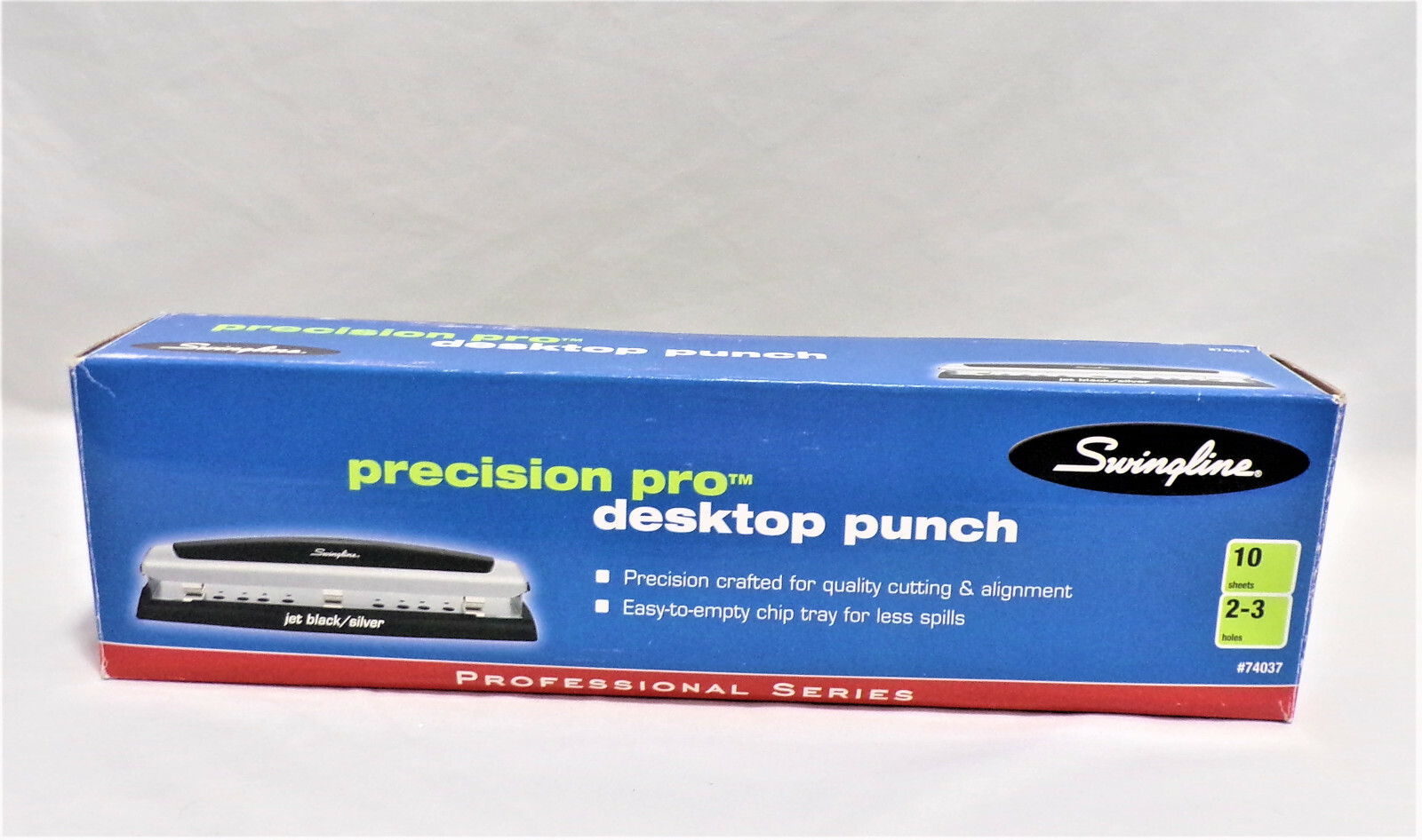 Swingline DESKTOP HOLE PUNCH Precision Pro 2-3 Holes Adjustable Centers ...