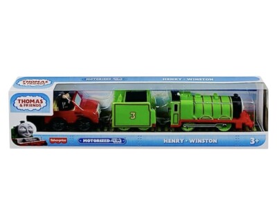 Thomas & Friends TrackMaster Motorized Henry with Winston, Sir Topham ...