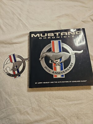 MUSTANG CHRONICLE BY JERRY HEASLEY 35th ANNIVERSARY HARDCOVER with ...