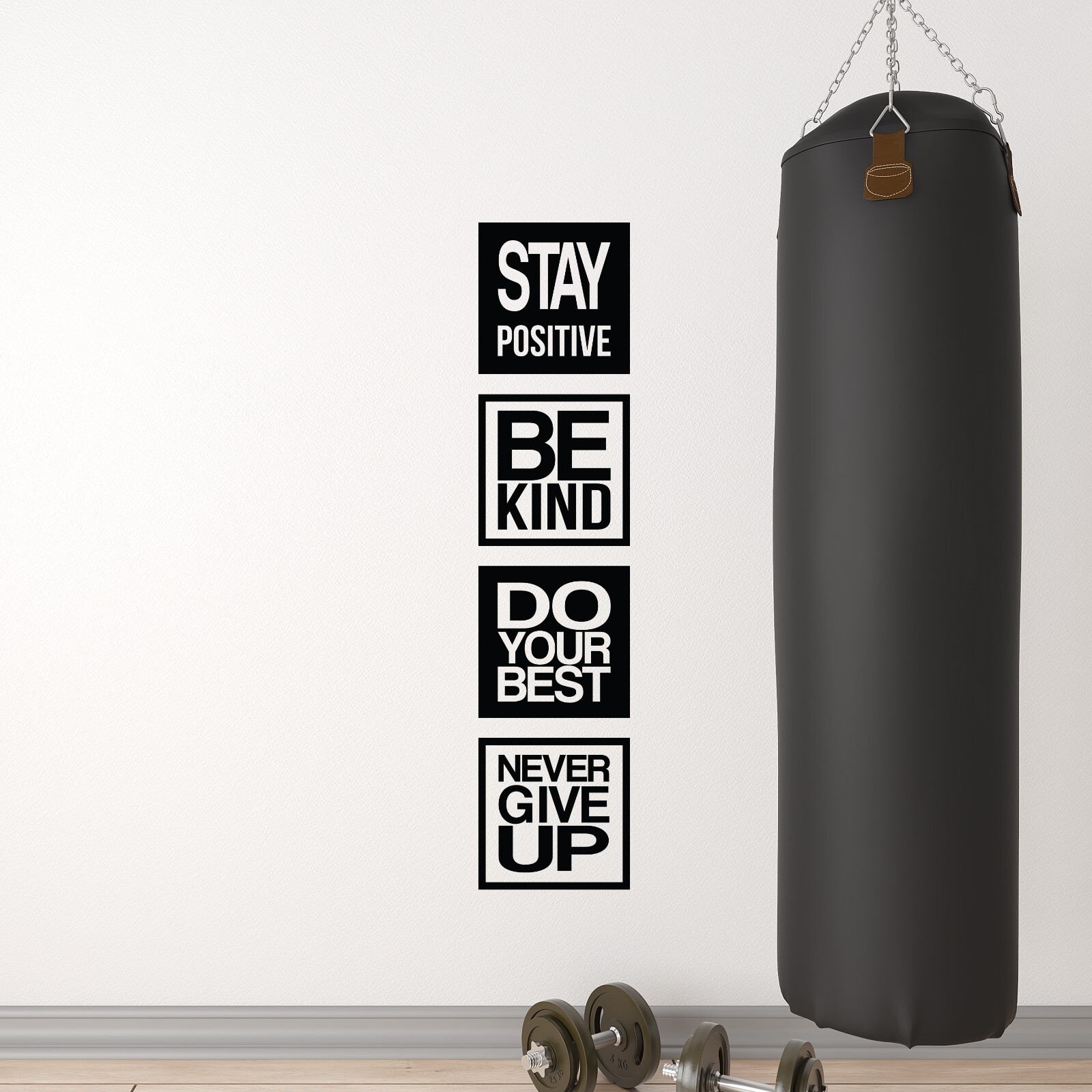 Set of 12 Motivational Wall Decal Sticker Quotes Inspirational Office ...