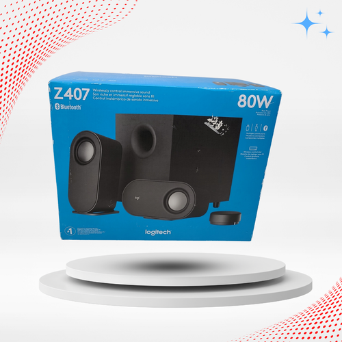 Logitech Z407 2.1 Bluetooth Computer Speaker System W/ Wireless Control ...