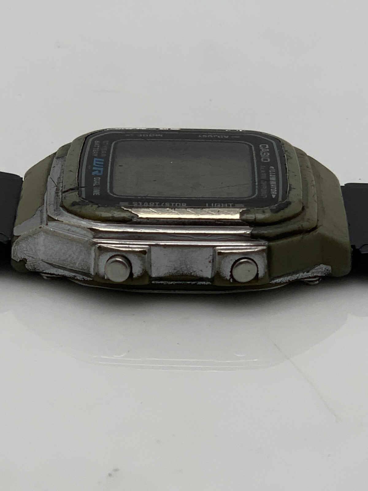 JAPAN CASIO DIGITAL CASIO A179W 2519 MENS ALARM CHRONOGRAPH QUARTZ ...