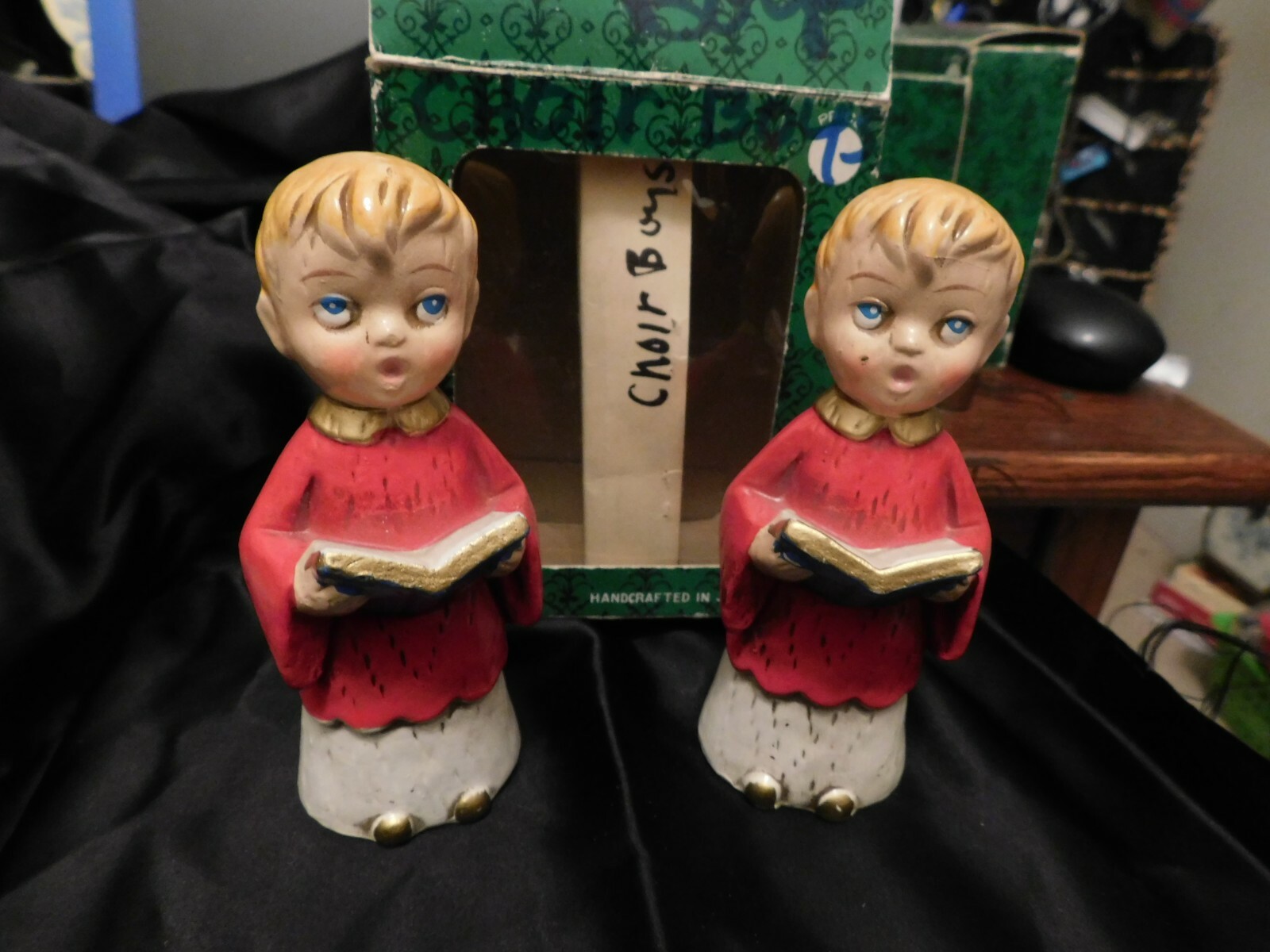 Vintag 60 70s Grants dept store made in Japan Holiday choir boys Figure ...