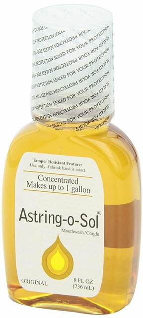 Astring-O-Sol Mouthwash Gargle - 8 Oz Concentrated Original for sale ...