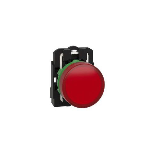 Schneider XB5AVG4, 22 MM, 110 to 120 VAC, LED, Red Pushbutton Pilot ...