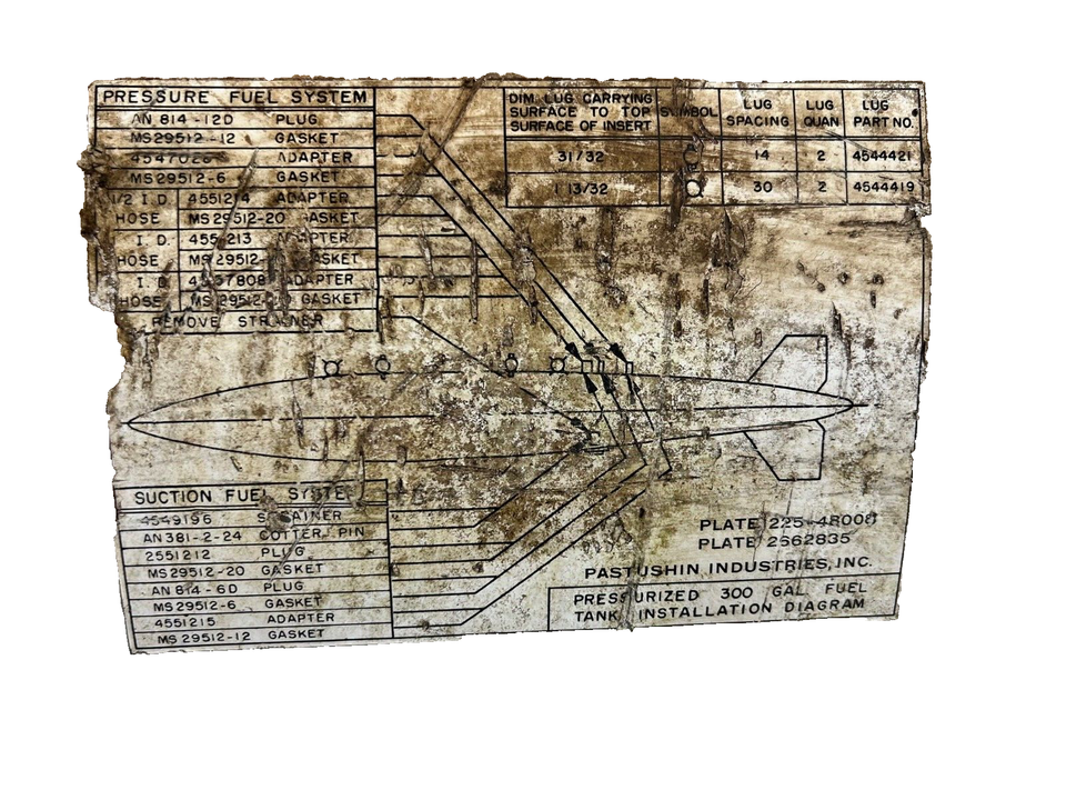 Aircraft Drop Tank, Belly Tank, Belly Tanker | eBay