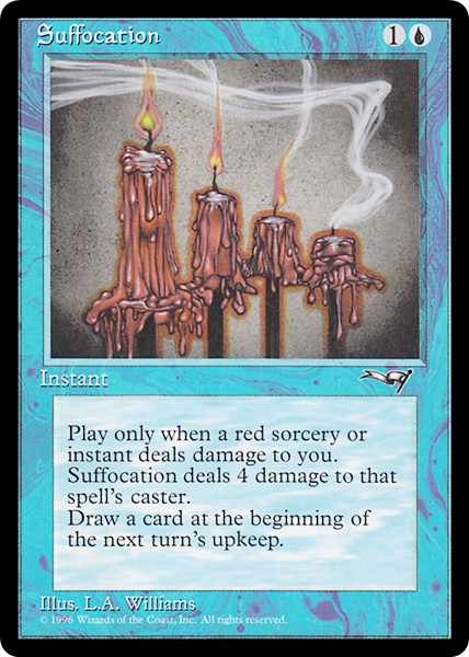 SUFFOCATION x1 mtg NM Alliances 1 Unc UNPLAYED | eBay