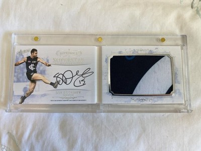 AFL Supremacy 2019 Superstar Patch Signature Booklet Sam Docherty 07/25 ...