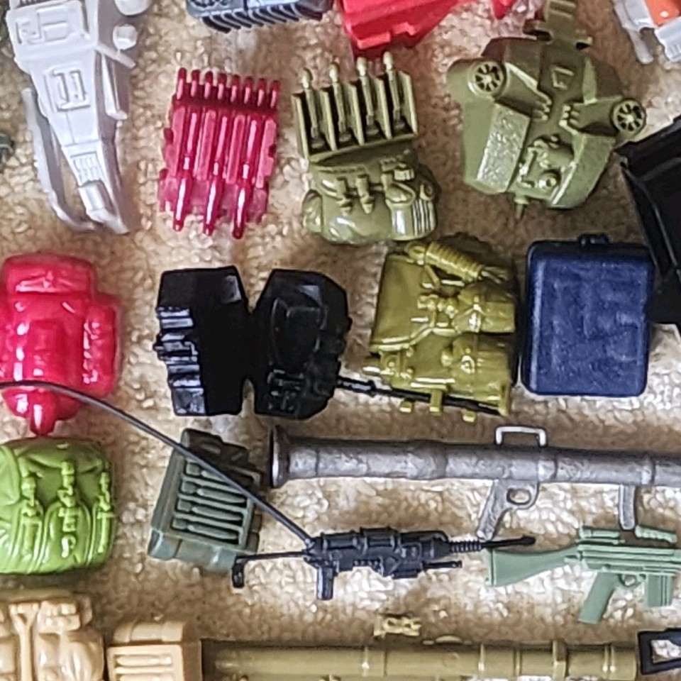 HUGE LOT VINTAGE Gi JOE ACCESSORIES PARTS WEAPONS | eBay