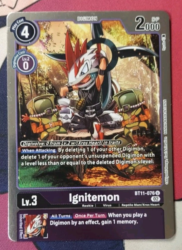 Ignitemon BT11-076 U Dimensional Phase Digimon TCG | eBay