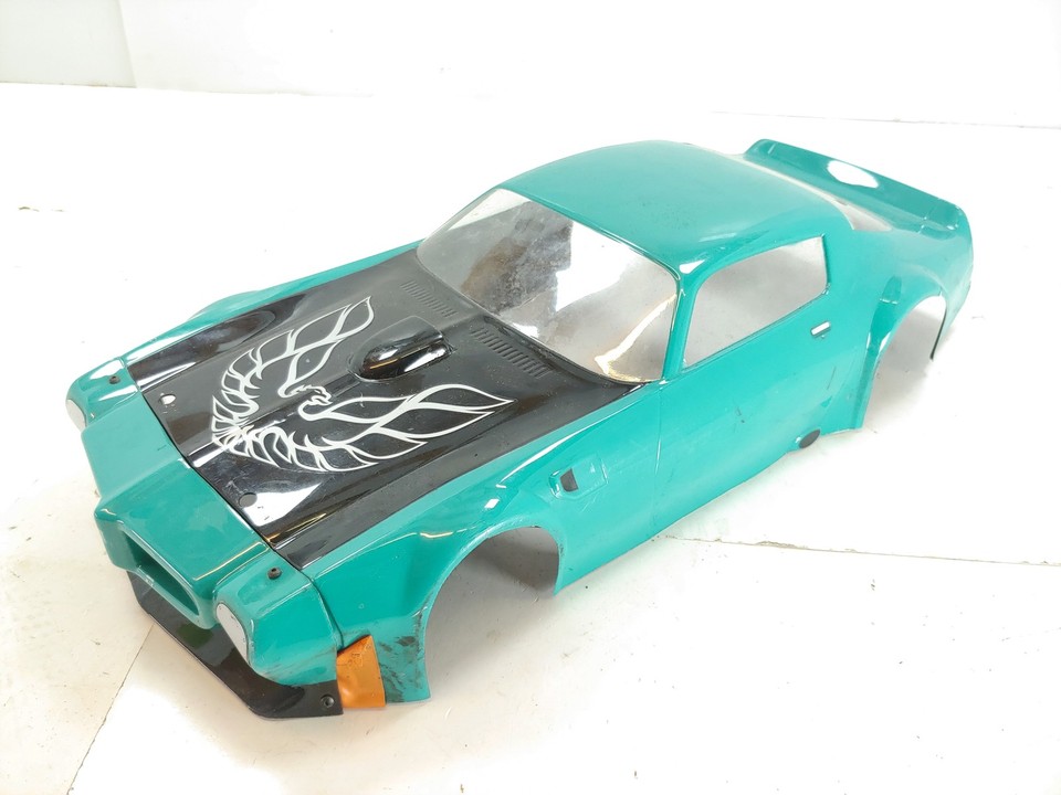 Custom Painted Teal Pontiac Firebird VTA Vintage Trans-Am 1/10 RC Car ...