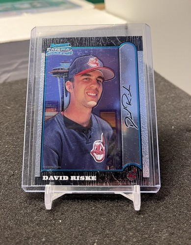 David Riske 1999 Bowman Chrome International 120 Cleveland Indians ...