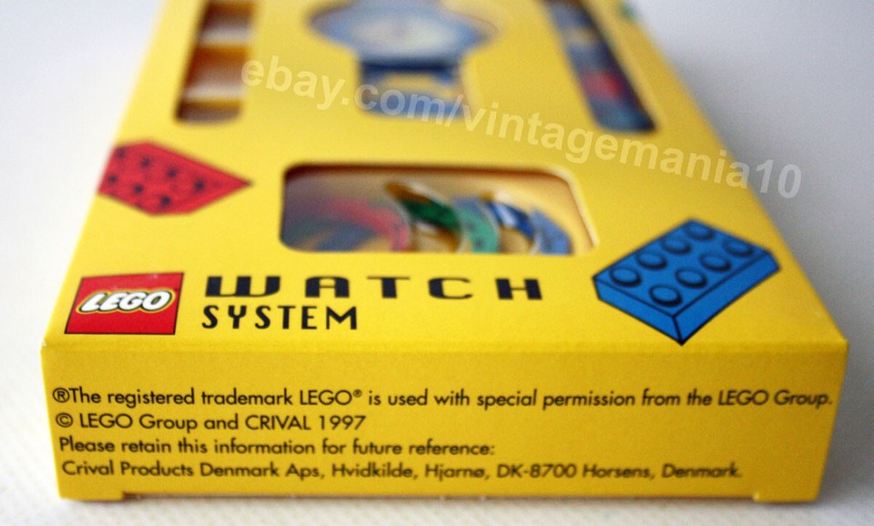 RARE VINTAGE 1997 LEGO WATCH SYSTEM MASTER CRIVAL SWISS + JAPAN MADE ...