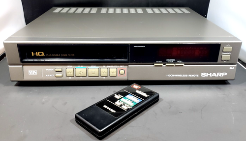 Vintage 1986 Sharp VC-7842U VHS VCR Perfect Working Order!! | eBay