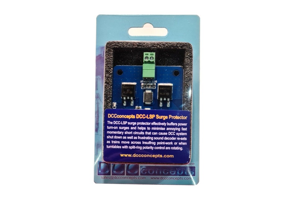 DCC Concepts ~ New ~ DCC Booster Power Surge Protector ~ Soft Start ...