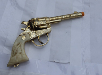 RARE Vintage Kit Carson Cap Gun Toy Pistol Diecast Steel Cowboy K ...