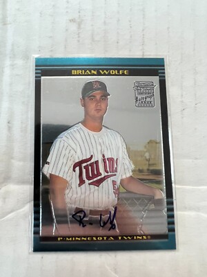 Brian Wolfe 2002 Chrome Auto Base Card #386 | eBay
