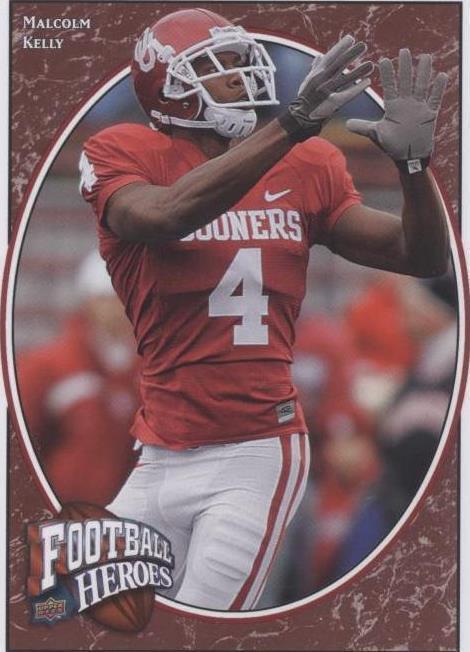 2008 Upper Deck Football Heroes - Rookie Heroes Malcolm Kelly #175 (RC ...
