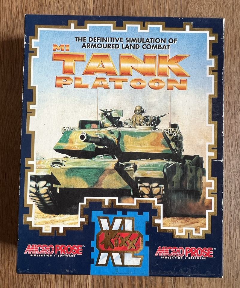Micro Prose M1 Tank Platoon Amiga Commodore Computer Game 1990 UNTESTED ...