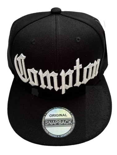 Compton Snapback Hat 3D Embroidery Cap Under Brim Print Adjustable ...