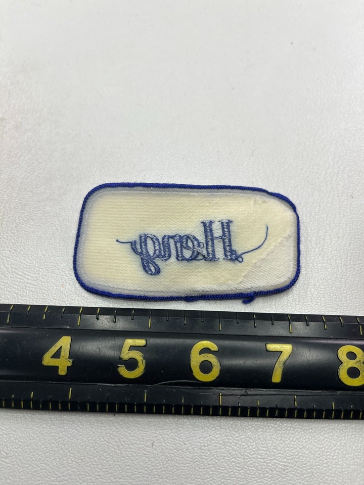 Vintage As-Is Damaged & Distressed HENG Name Badge Patch T089 | eBay