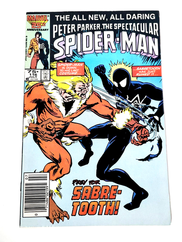 Spider Man Peter Parker Marvel 116 Sabre Tooth | eBay