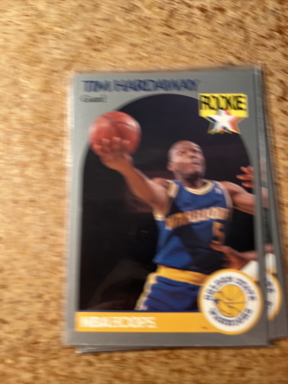 1990 HOOPS #113 TIM HARDAWAY ROOKIE CARD RC GOLDEN STATE WARRIORS HOF ...